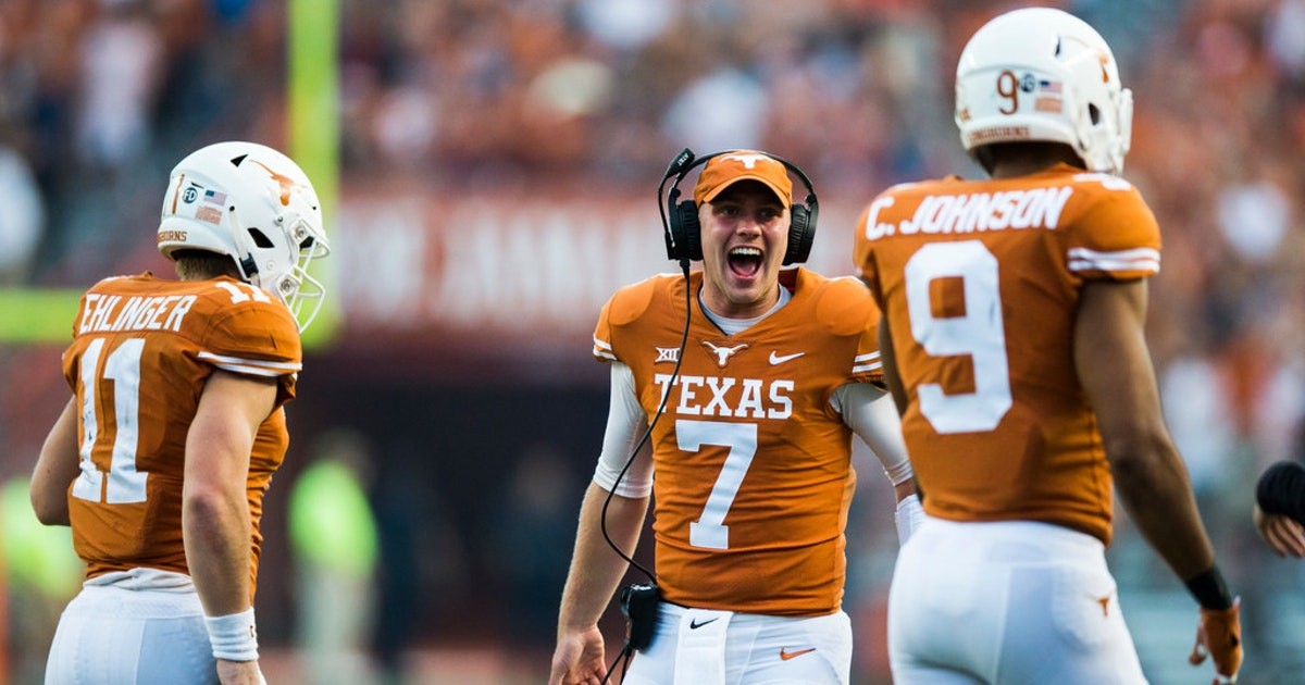 Texas WR Collin Johnson supports Shane Buechele's decision to go to SMU ...