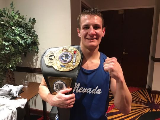 Nevada's Ault wins title at Collegiate National Boxing Championships