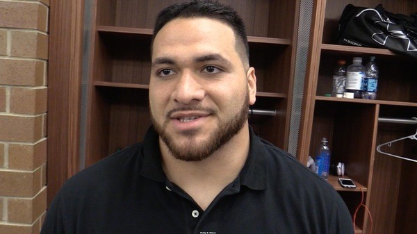 David Parry getting snaps at nose tackle