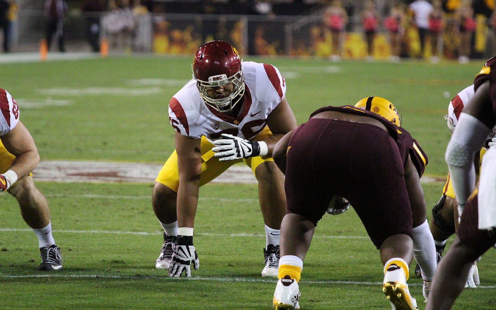 USC Football Spring Camp Review: Offensive line provides stability