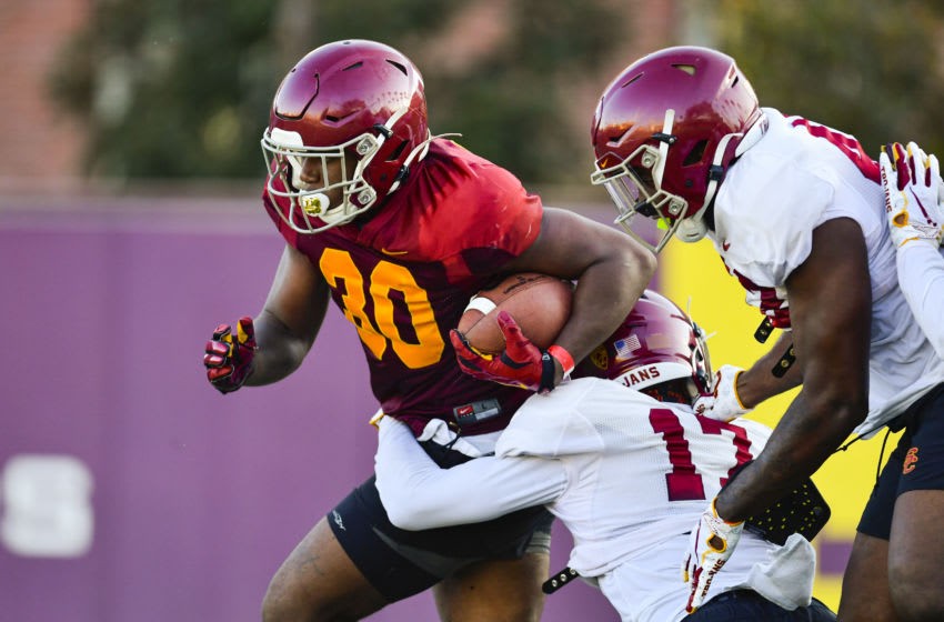 Markese Stepp on track to play for USC football against ASU despite new ...