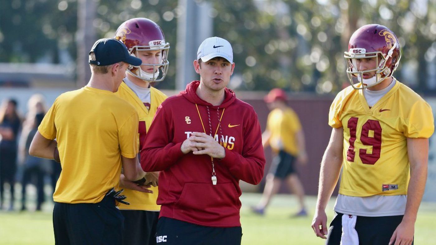 Bryan Ellis, USC's new quarterbacks coach, wants to prove he's no babe ...