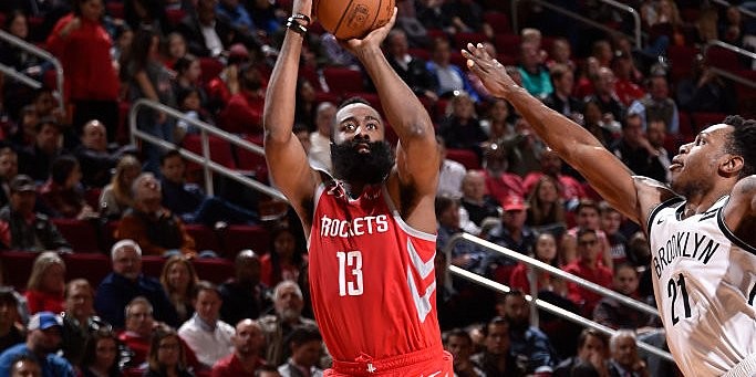 Rockets-Nets Produces Record-Breaking Night From Three-Point Range