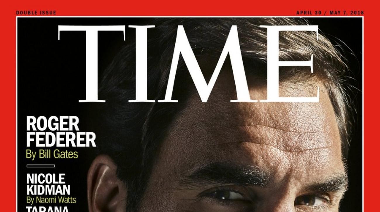 Roger Federer Graces One of Six Covers for TIME's 100 Most Influential ...