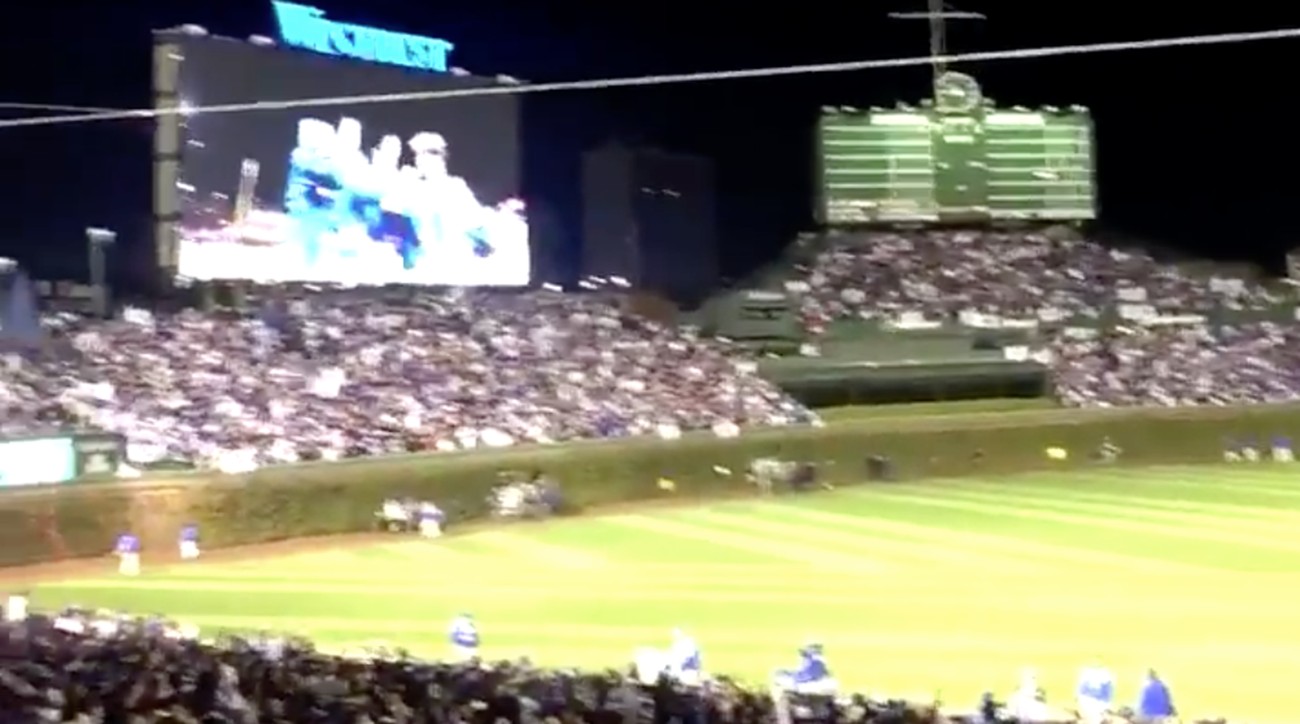 Watch: Fans at Wrigley sing ‘Go Cubs Go’ after Game 5 win