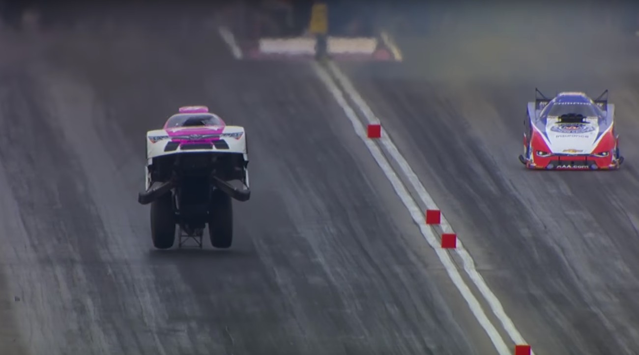 This is the most amazing Funny Car run you’ll ever see