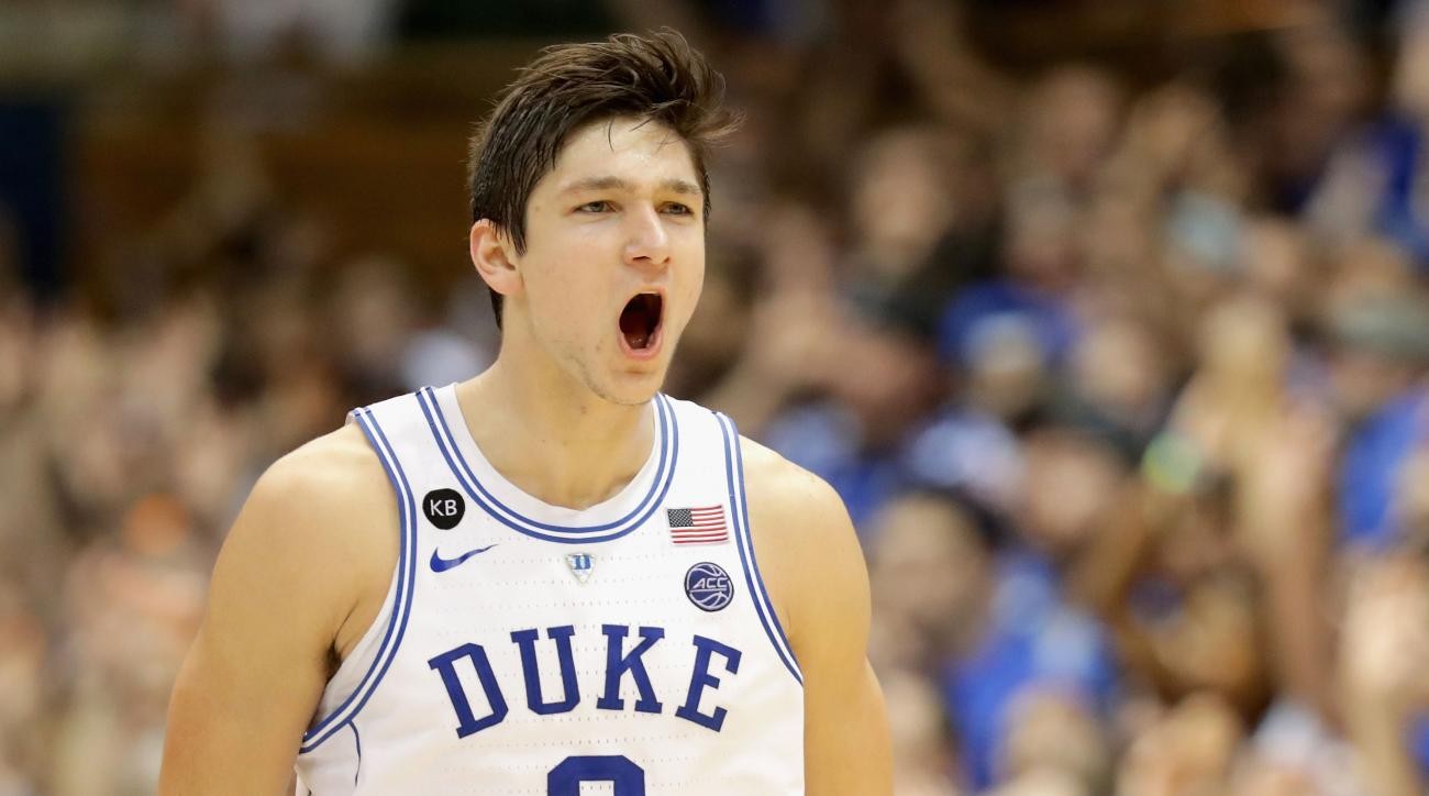 Watch: Pitt player accidentally trips on Grayson Allen