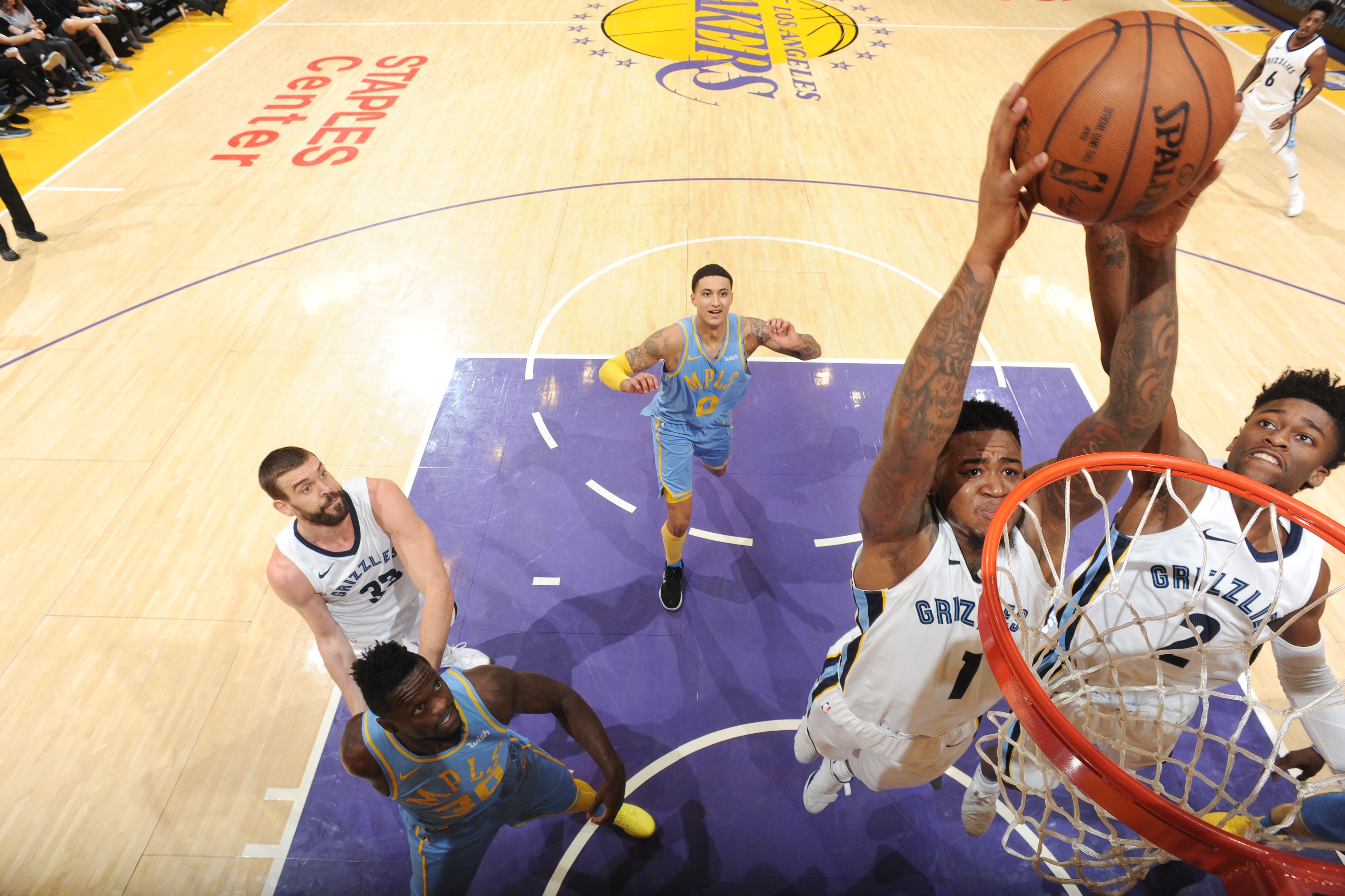 Jarell Martin scores career high in Memphis Grizzlies win over Lakers