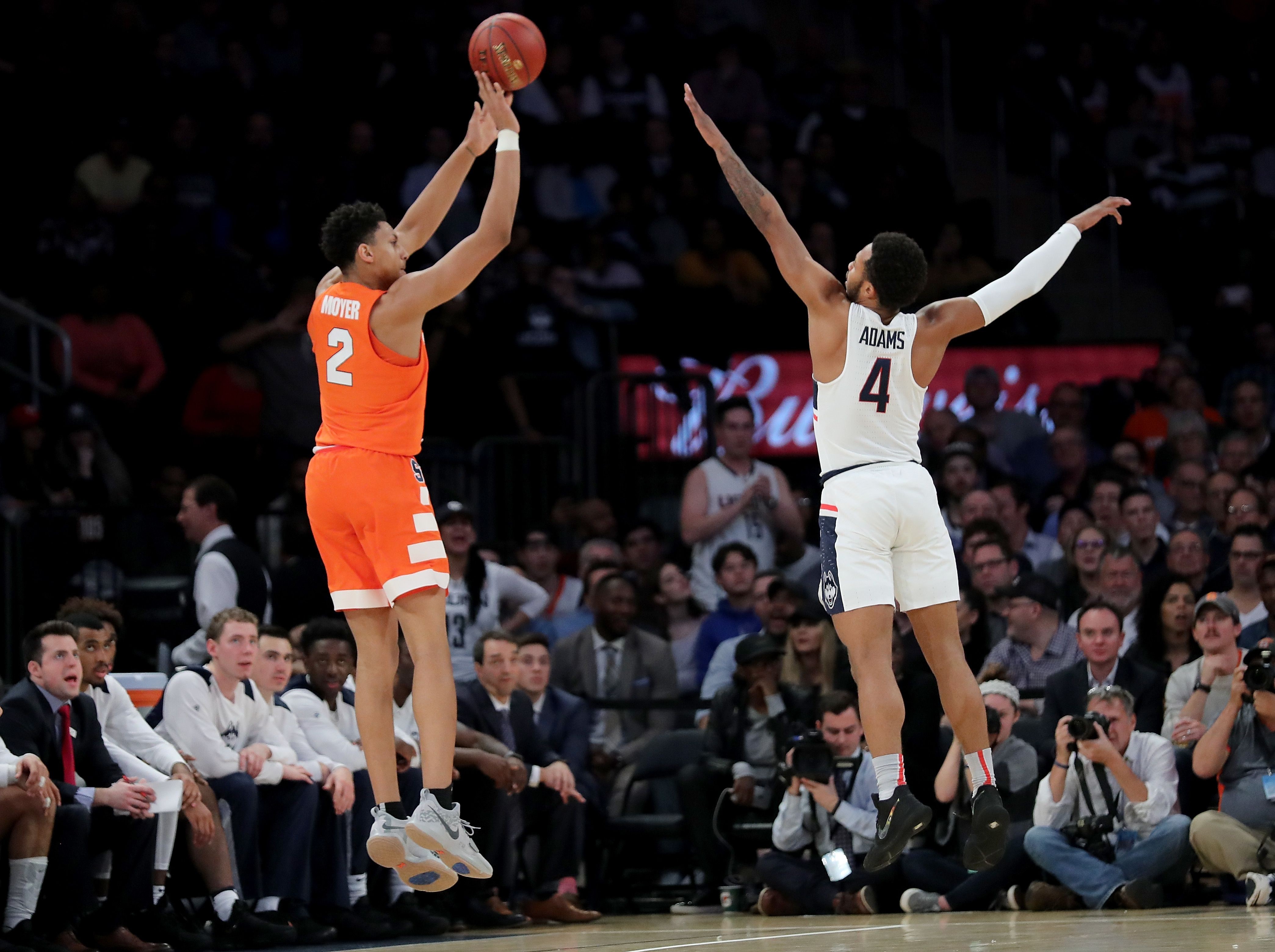Matthew Moyer Breaks Out, Syracuse Basketball Defeats UConn 72-63