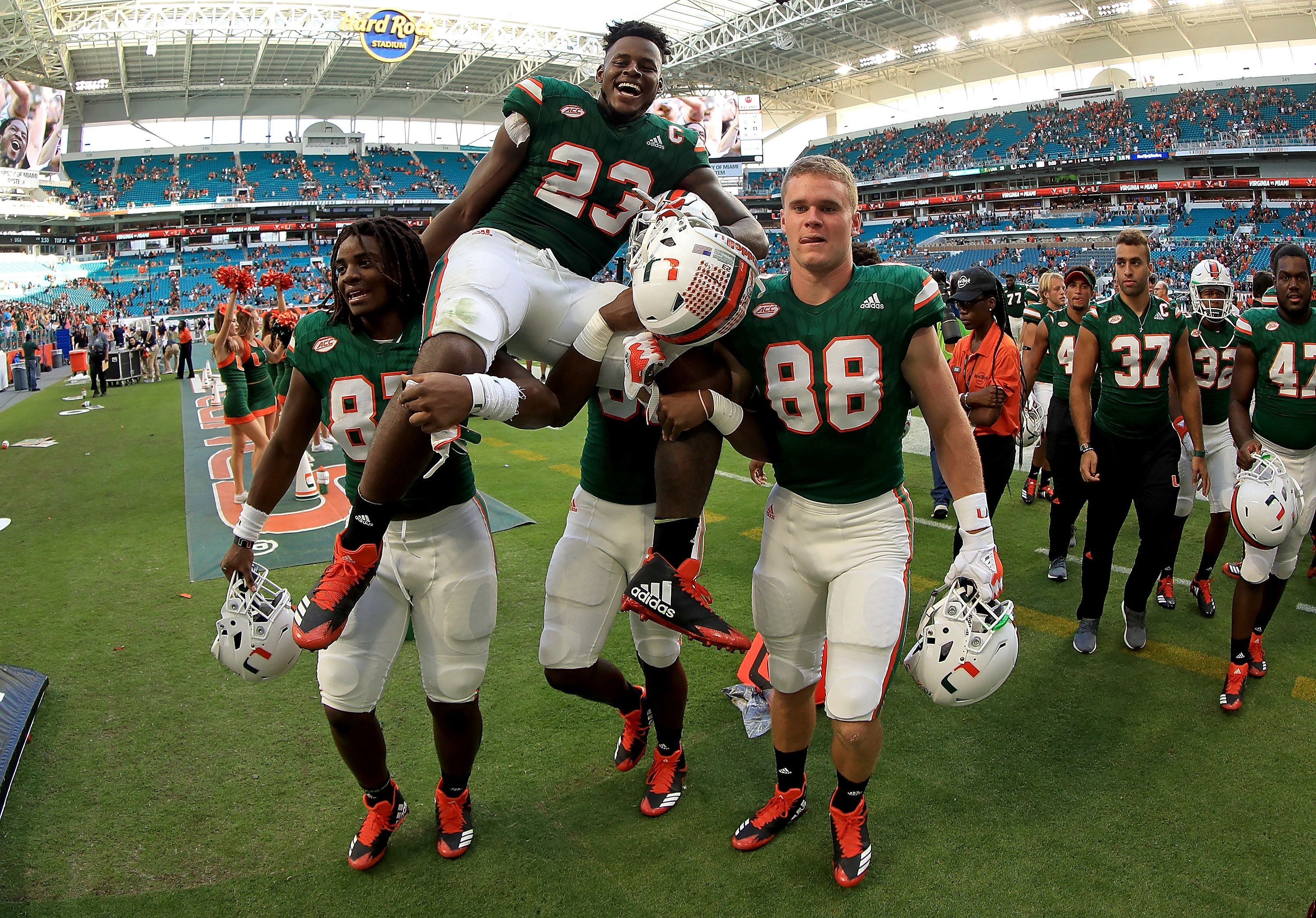 Tight end Michael Irvin II impresses during Miami Hurricanes spring ...