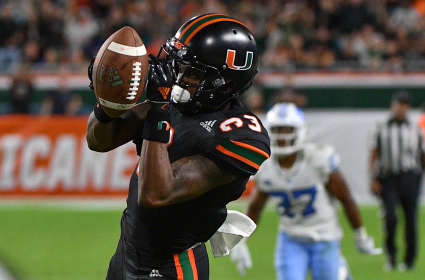Miami Hurricanes named finalist by versatile WR Brashard Smith
