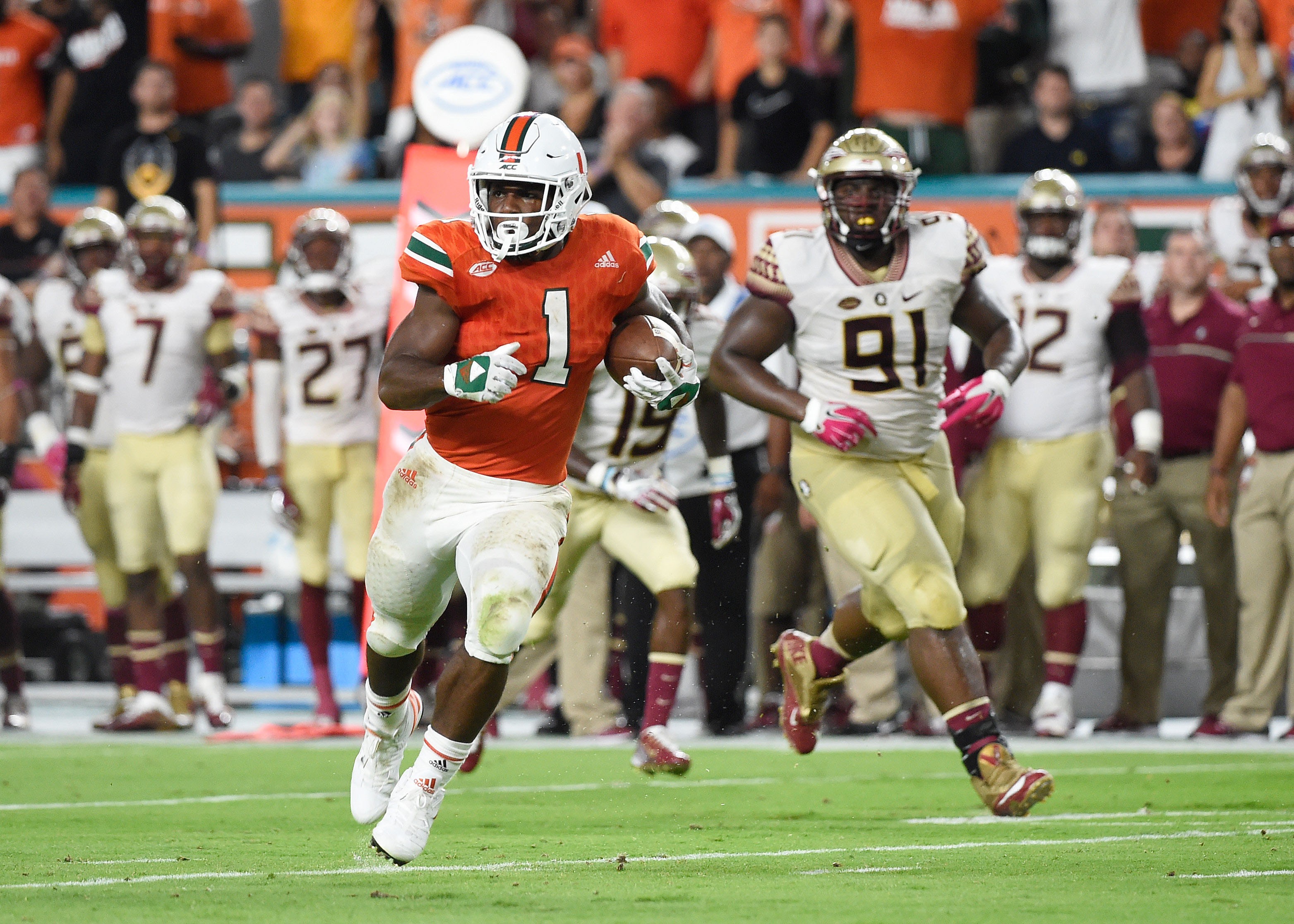 Miami Hurricanes Lead ACC With Five All Conference First Teamers
