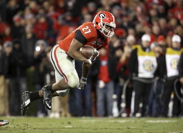 Georgia Bulldogs Running Back Nick Chubb Suffers Serious Injury vs ...
