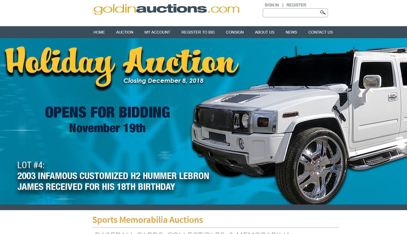 The Hummer H2 that LeBron James received as an 18th birthday present is ...