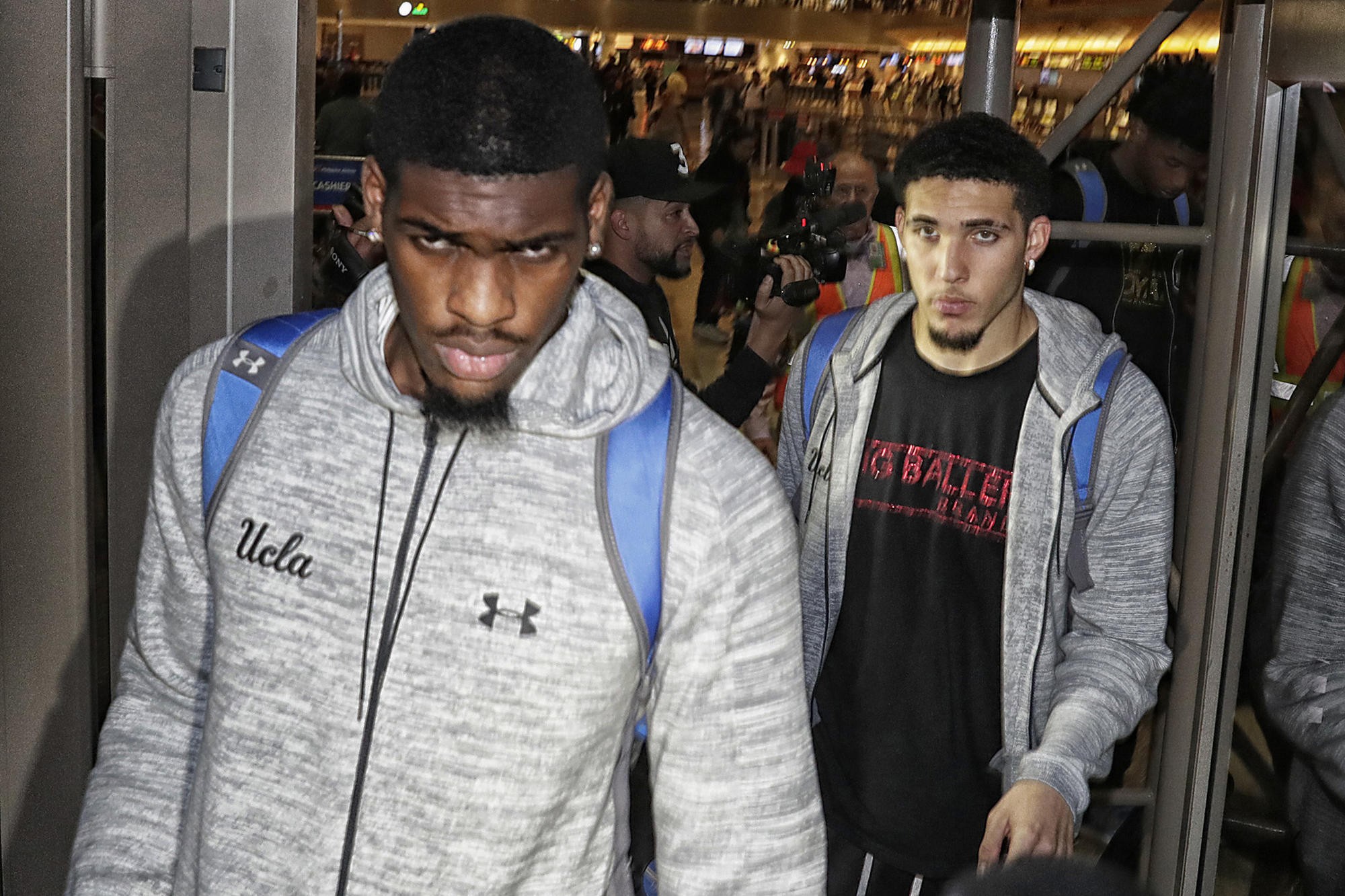 UCLA basketball players to speak at news conference on campus this morning