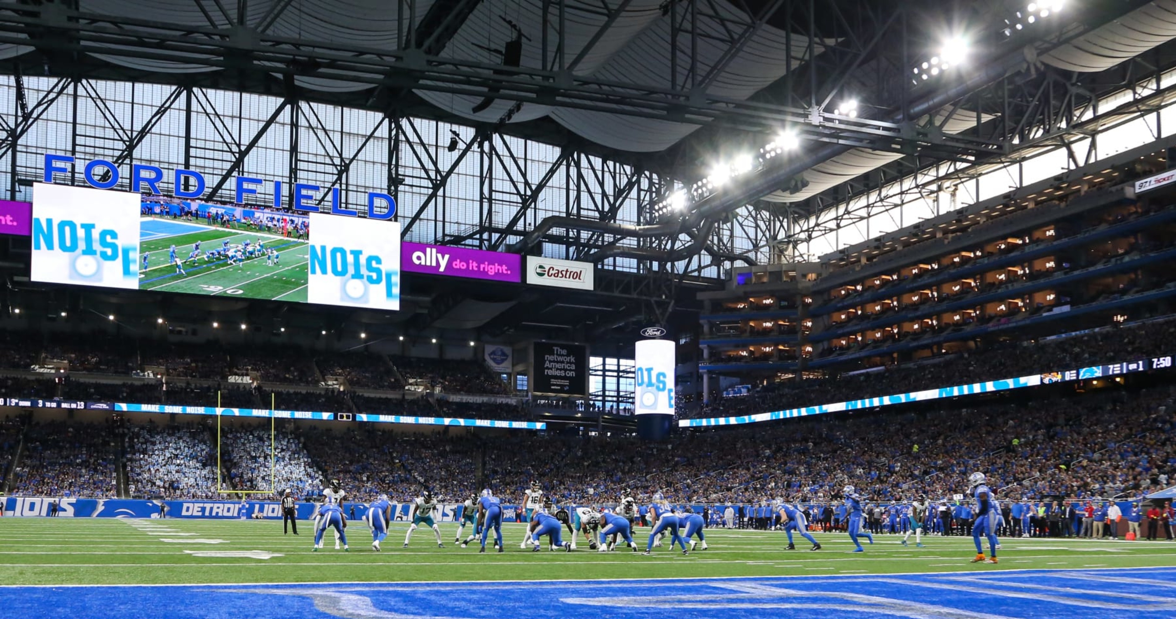 Lions Upgrading Ford Field Turf from Slit-Film Surface After Injuries ...