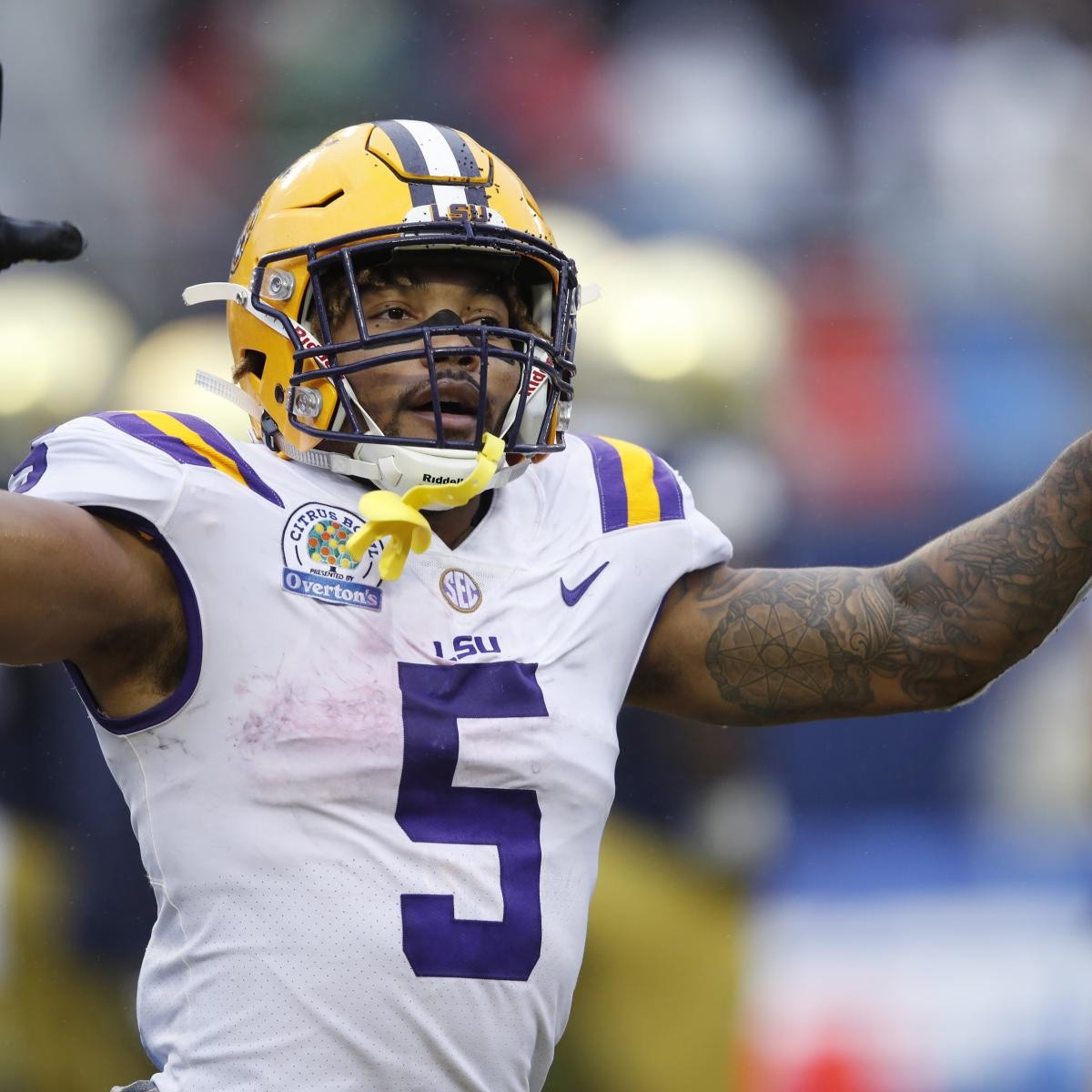Round One Prospect Derrius Guice Runs from Difficult Upbringing