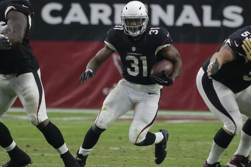 David Johnson Targeting 1,000 Yards Rushing and Receiving in 2018 Season