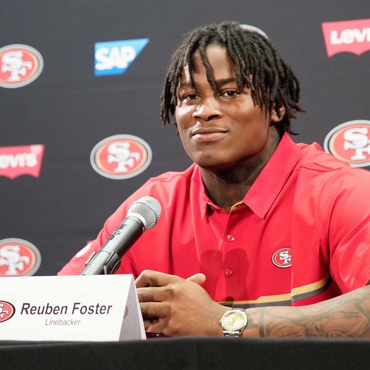 Reuben Foster, 49ers Agree to 4-Year Rookie Contract