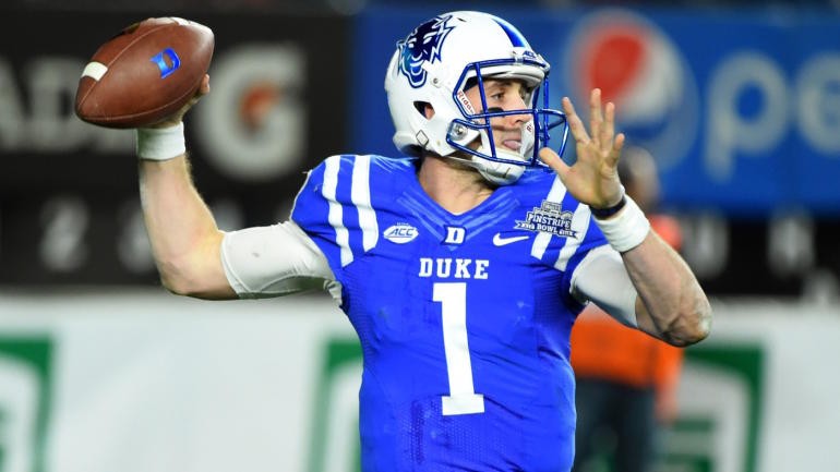 Report: Duke takes big hit, starting QB to miss season with injured ...