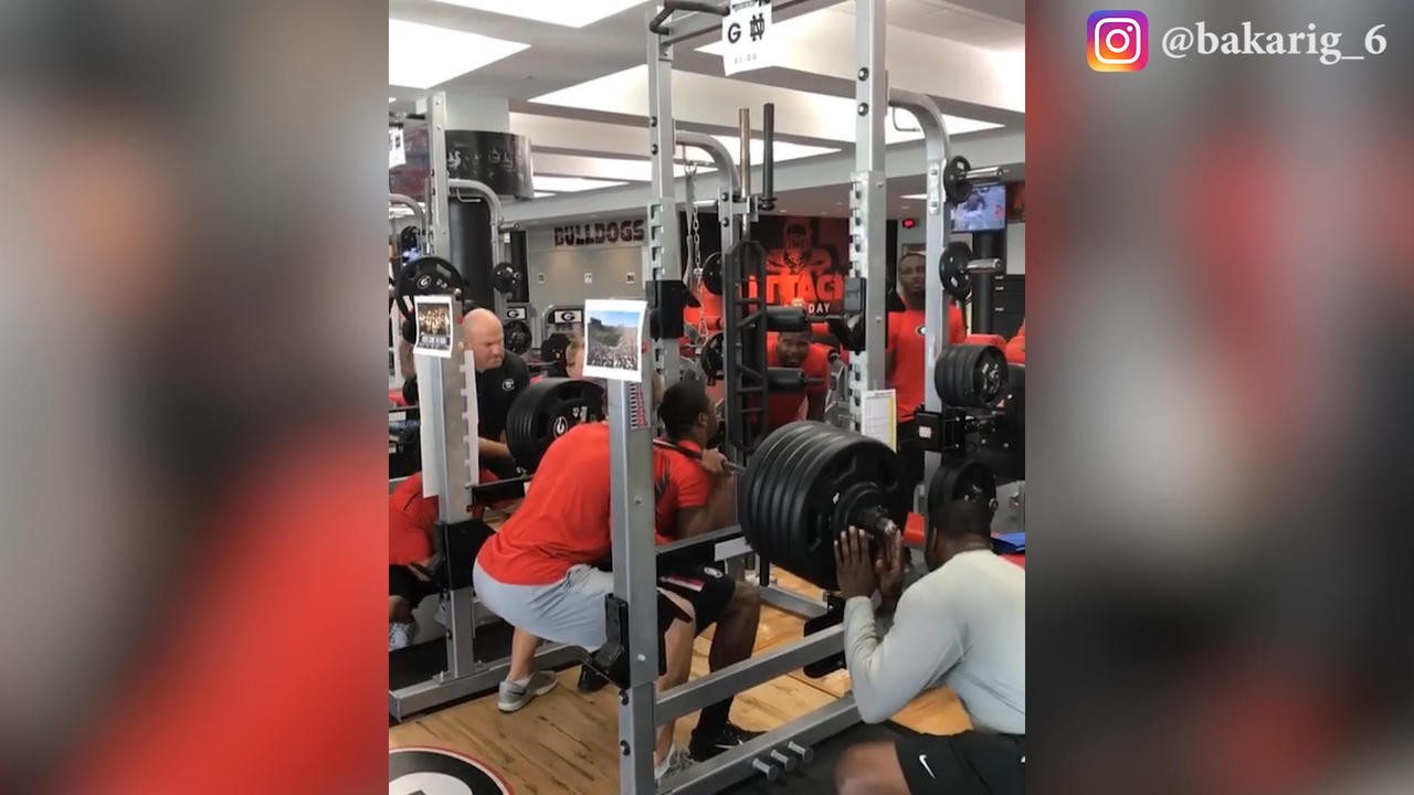 WATCH: Georgia RB Nick Chubb has leg strength that should terrify SEC foes