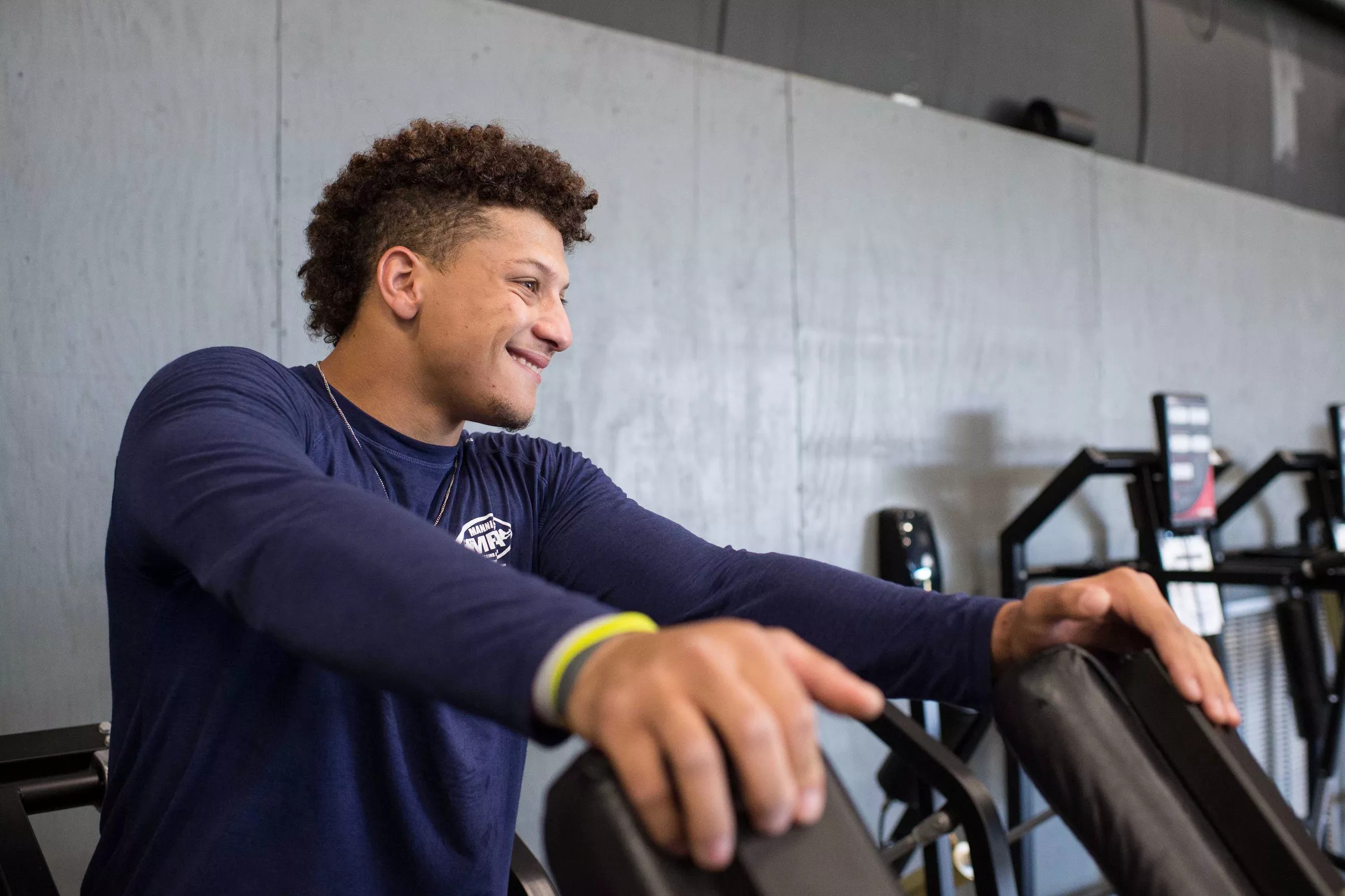 Patrick Mahomes wants his body fat percentage down to “single digits”