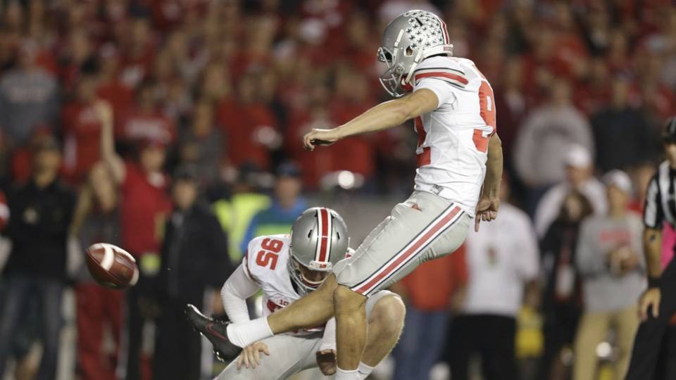 Ohio State kicker misses game-tying field goal from 20 yards