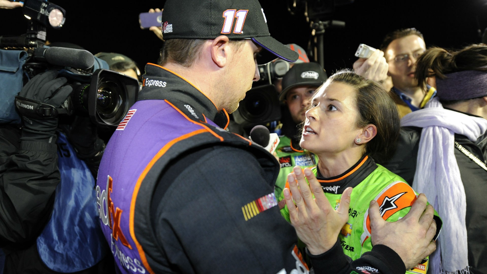 Danica, Denny wreck revisited: Patrick still claims Hamlin hit her last ...