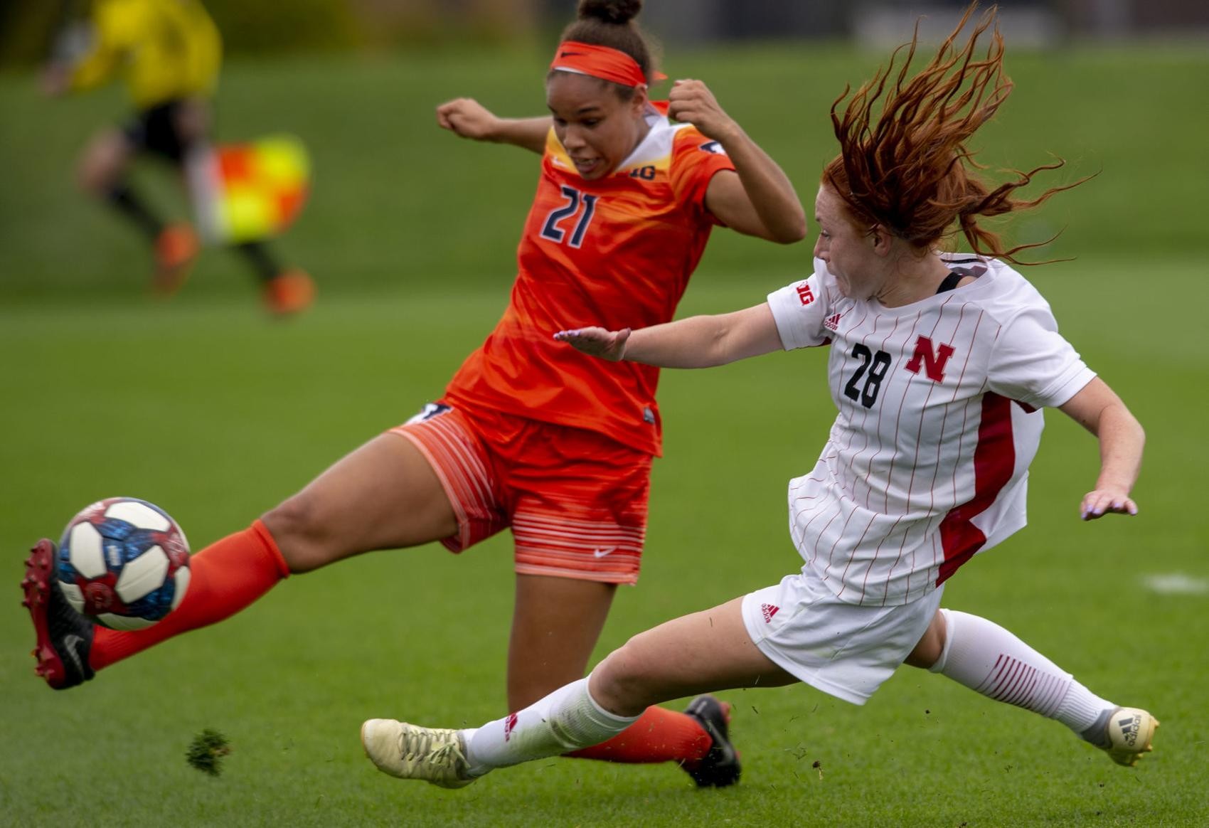 Ochoa's first goal of the season pushes Nebraska past Illinois