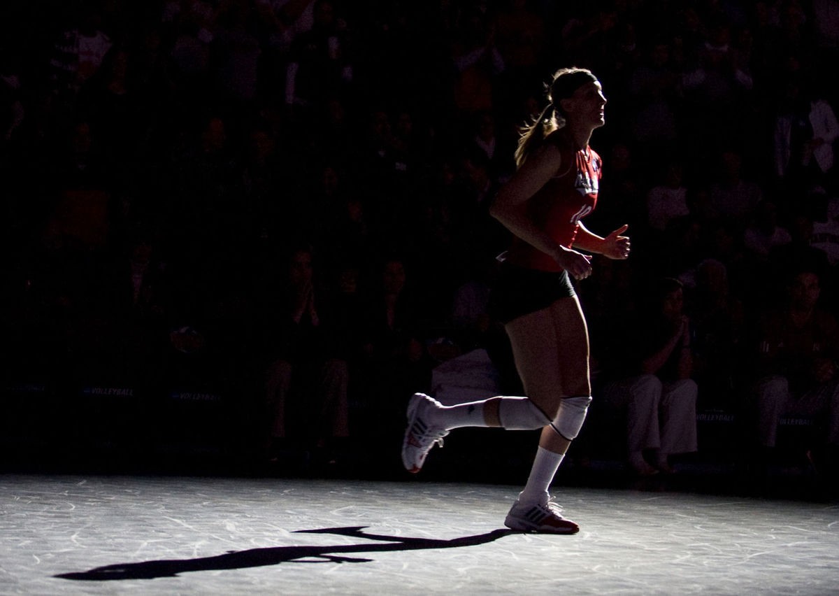 Jordan Larson went for it during every step of her volleyball career
