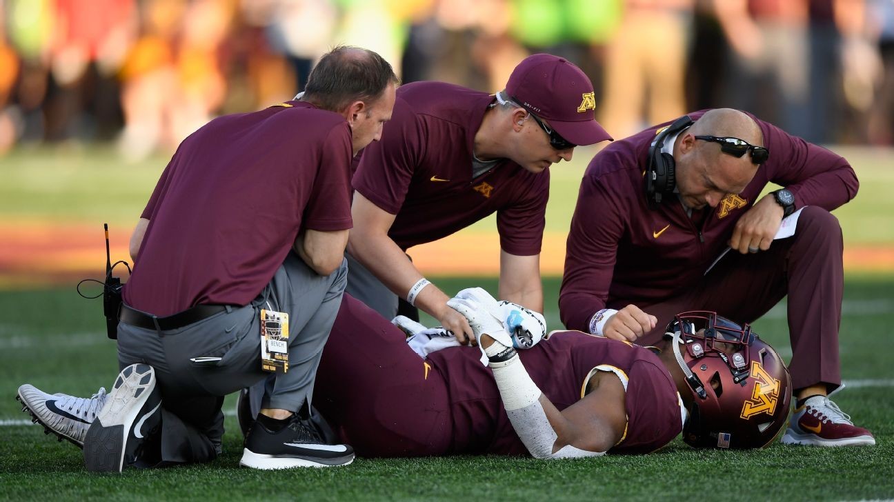 Minnesota RB Rodney Smith to miss rest of season after knee injury