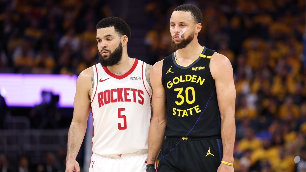 2025 NBA Playoffs: Live updates, highlights from Warriors-Rockets Game 7