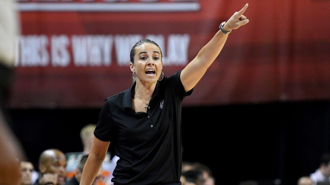 Becky Hammon handles head-coaching duties in Spurs' preseason win