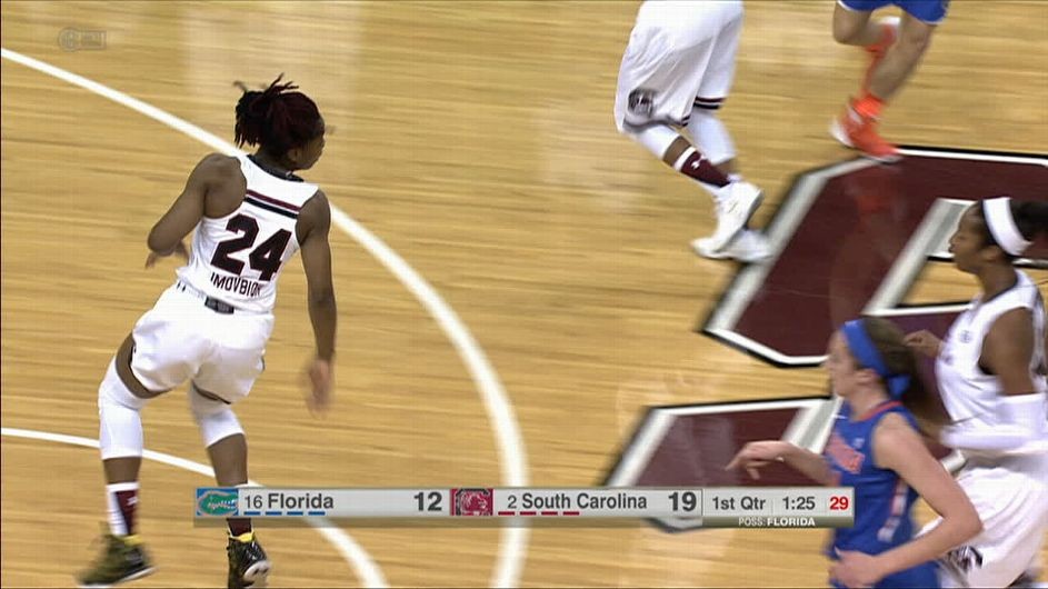 S. Imovbioh made Layup. Assisted by B. Cuevas.