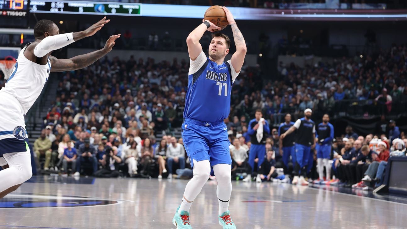 Mavericks star Luka Doncic exits game vs. Timberwolves