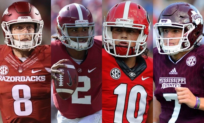 SEC quarterbacks dominate watch list for Davey O’Brien Award