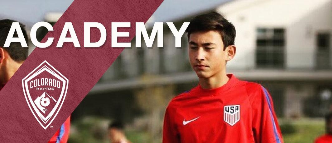 Rapids Academy Sebastian Anderson called in to US Under-17 camp