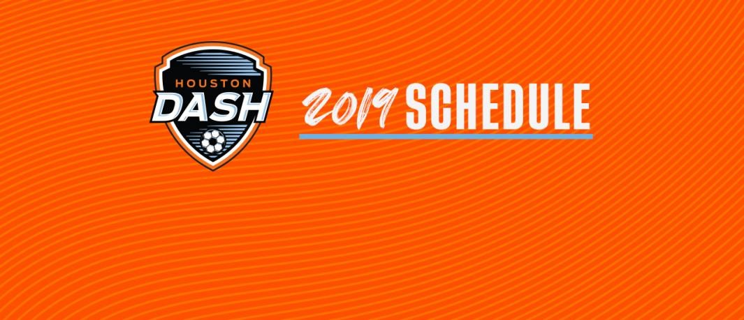 Houston Dash announce 2019 regular season schedule