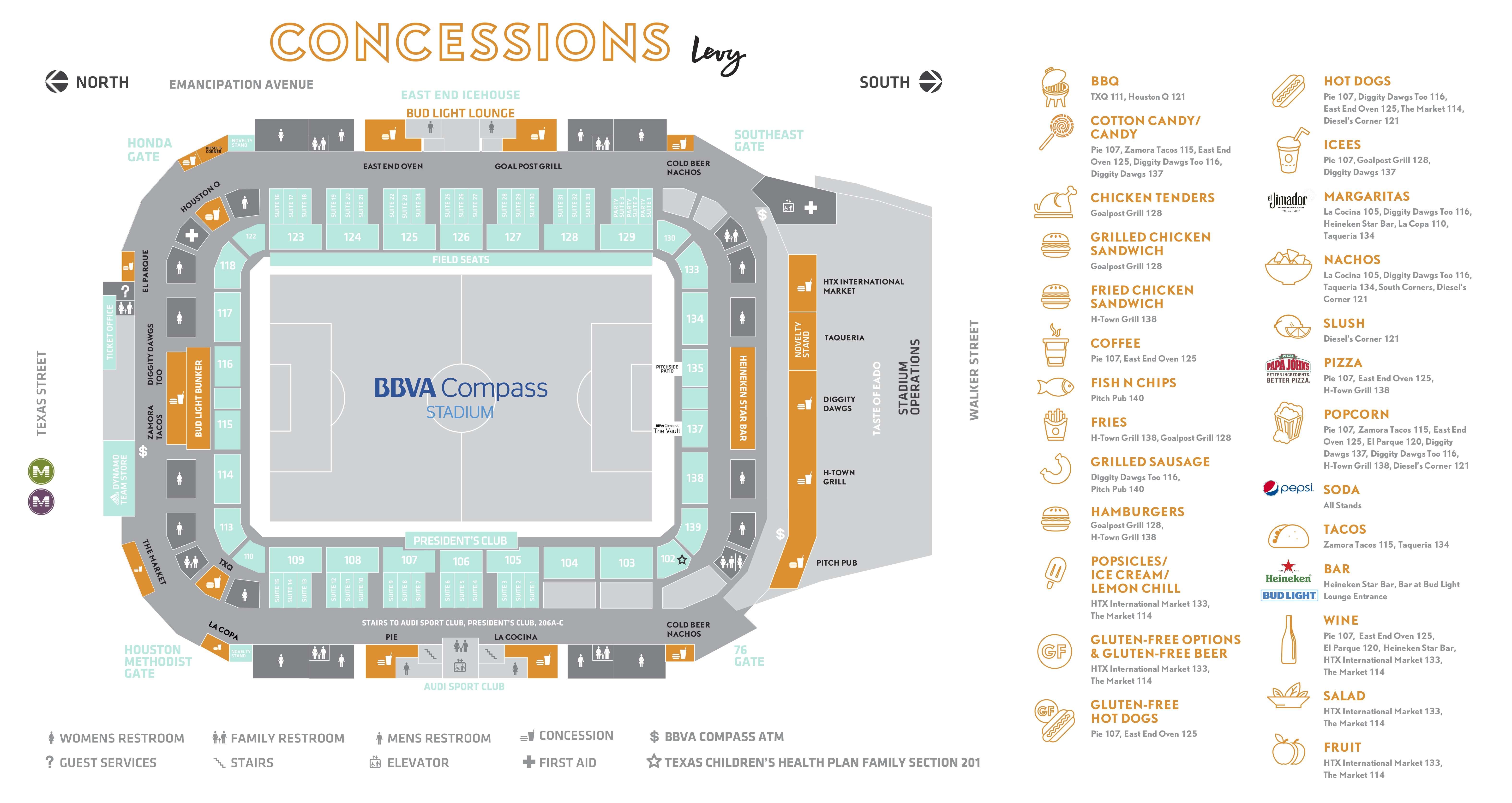 Get your taste buds ready for fresh concessions upgrades at BBVA ...