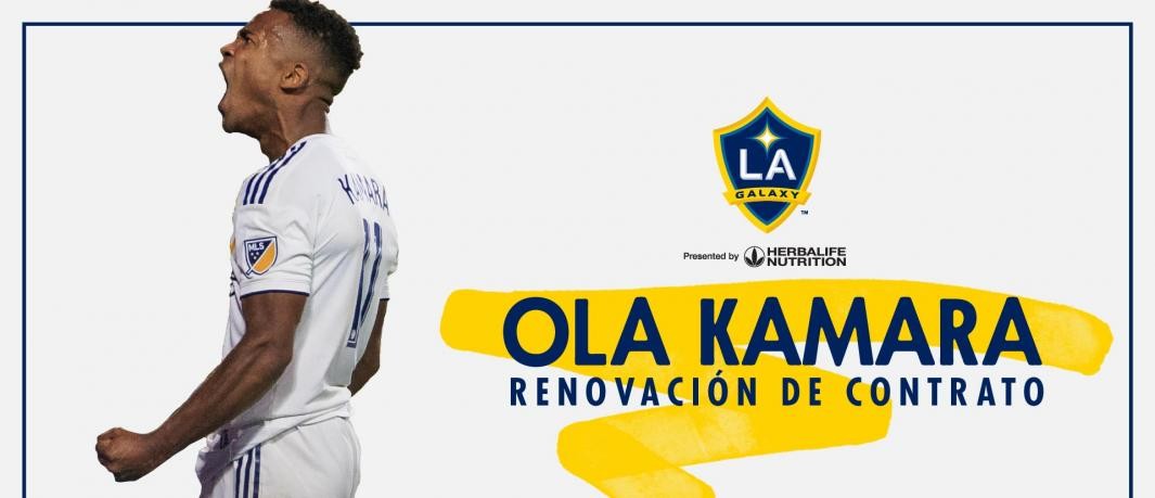 LA Galaxy ficha al delantero Ola Kamara a un contrato de tres años