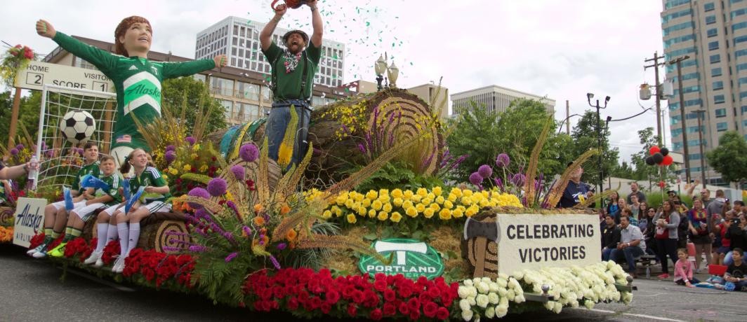 On a Float | Portland Timbers recognized with special Rose Festival ...