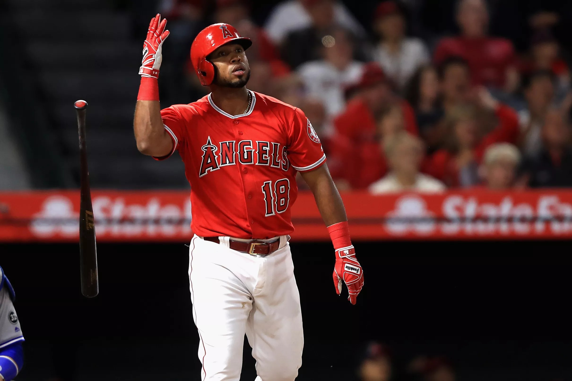 Luis Valbuena designated for assignment, flips bat accordingly
