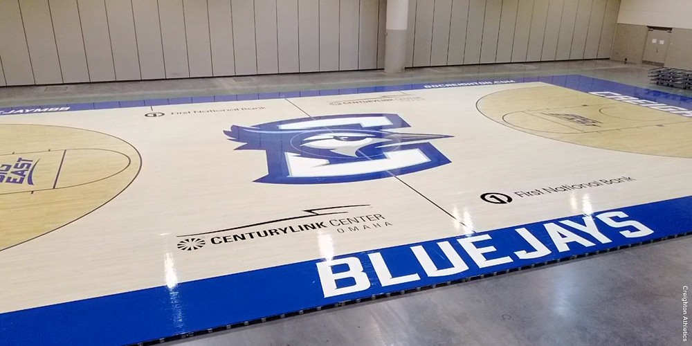 Creighton Unveils New CenturyLink Center Omaha Court Design