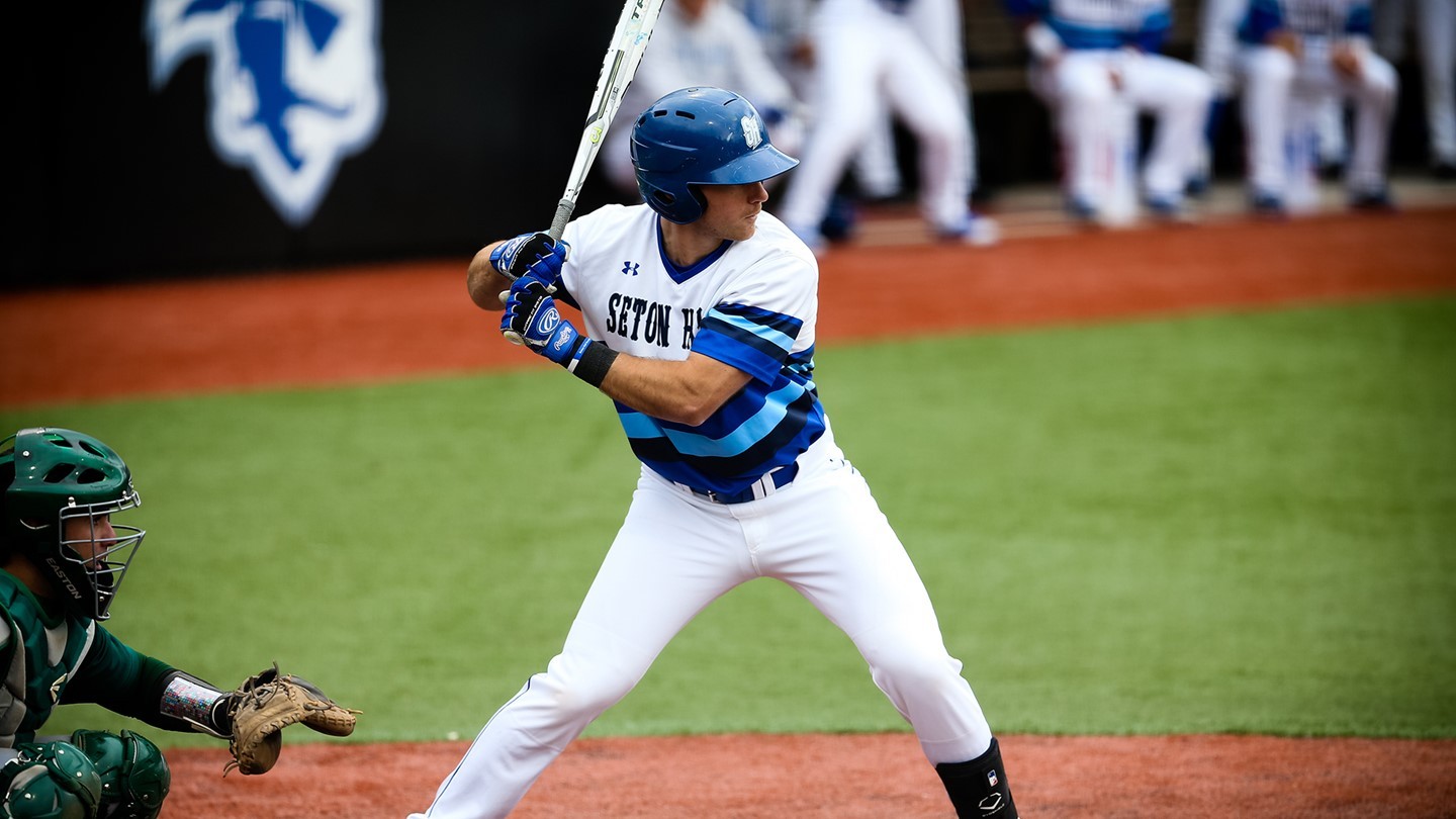SHU baseball defeats Manhattan College in Strike Out Cancer Classic
