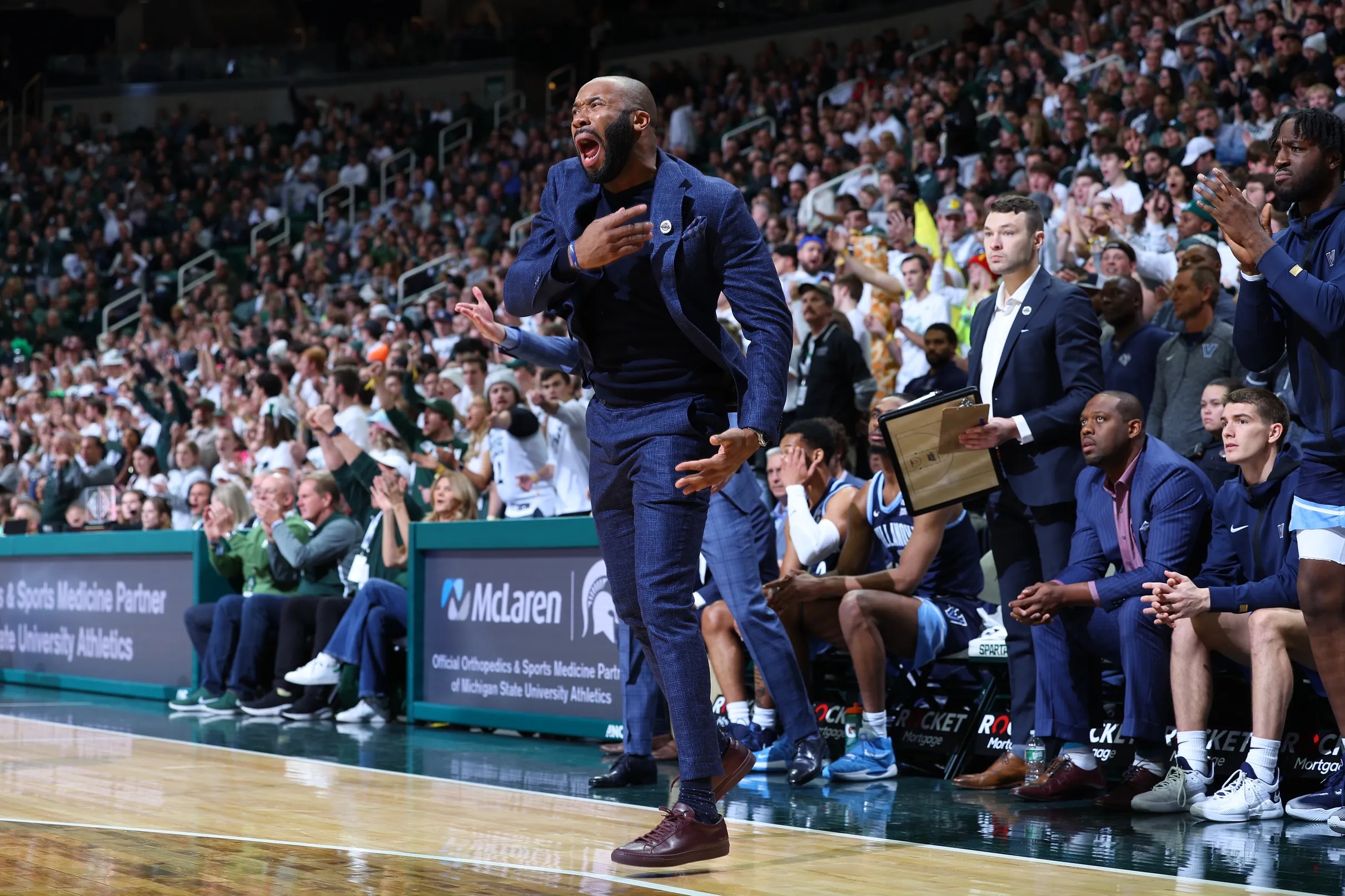 Villanova’s comeback falls short against Michigan State in 73-71 loss