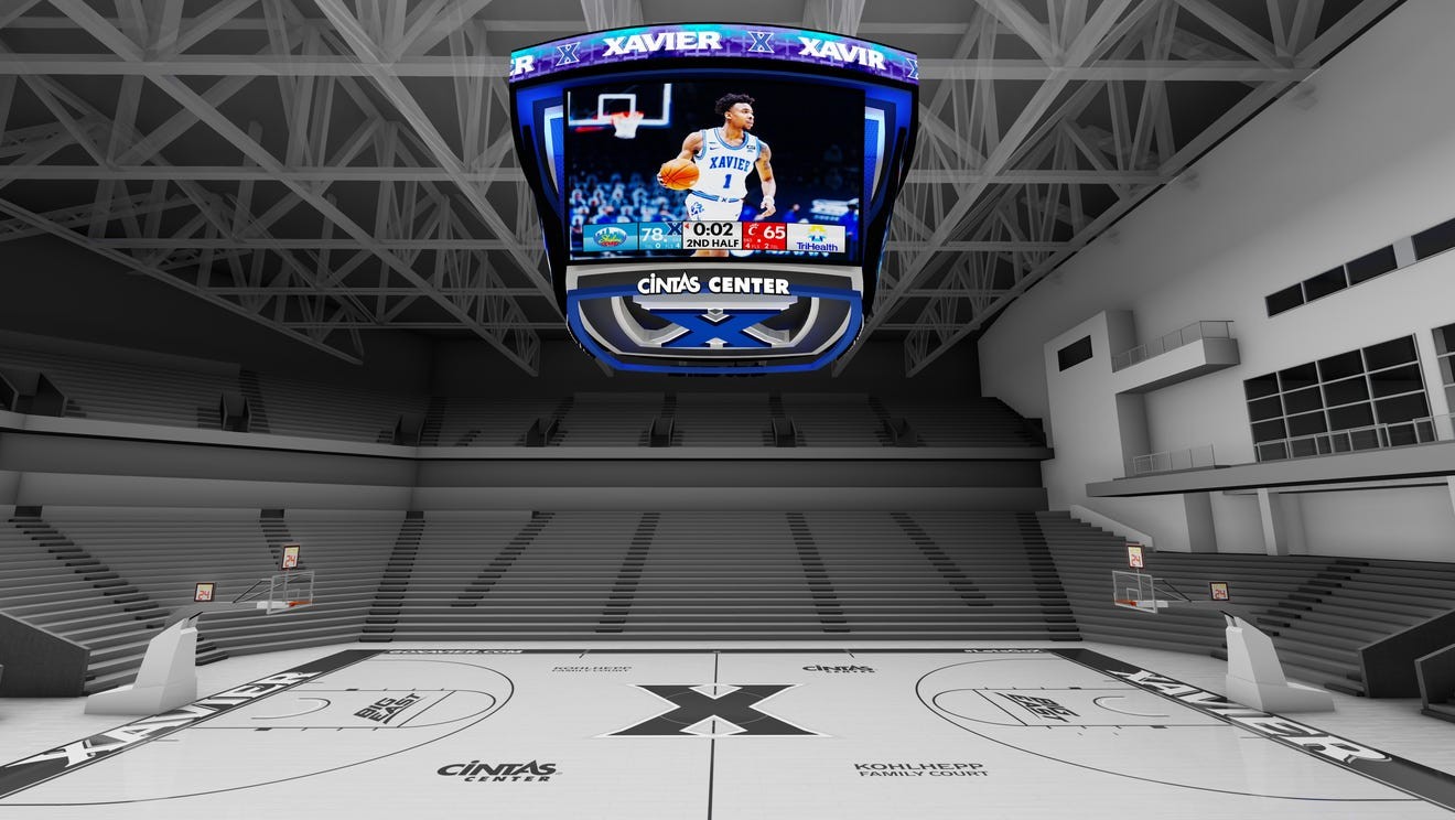 Xavier unveils $3 million project to add a new scoreboard, upgrade ...