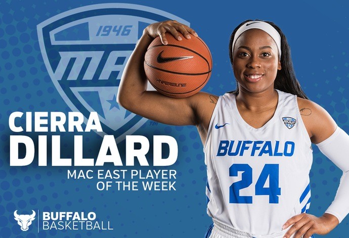 Cierra Dillard Named MAC East Player Of The Week