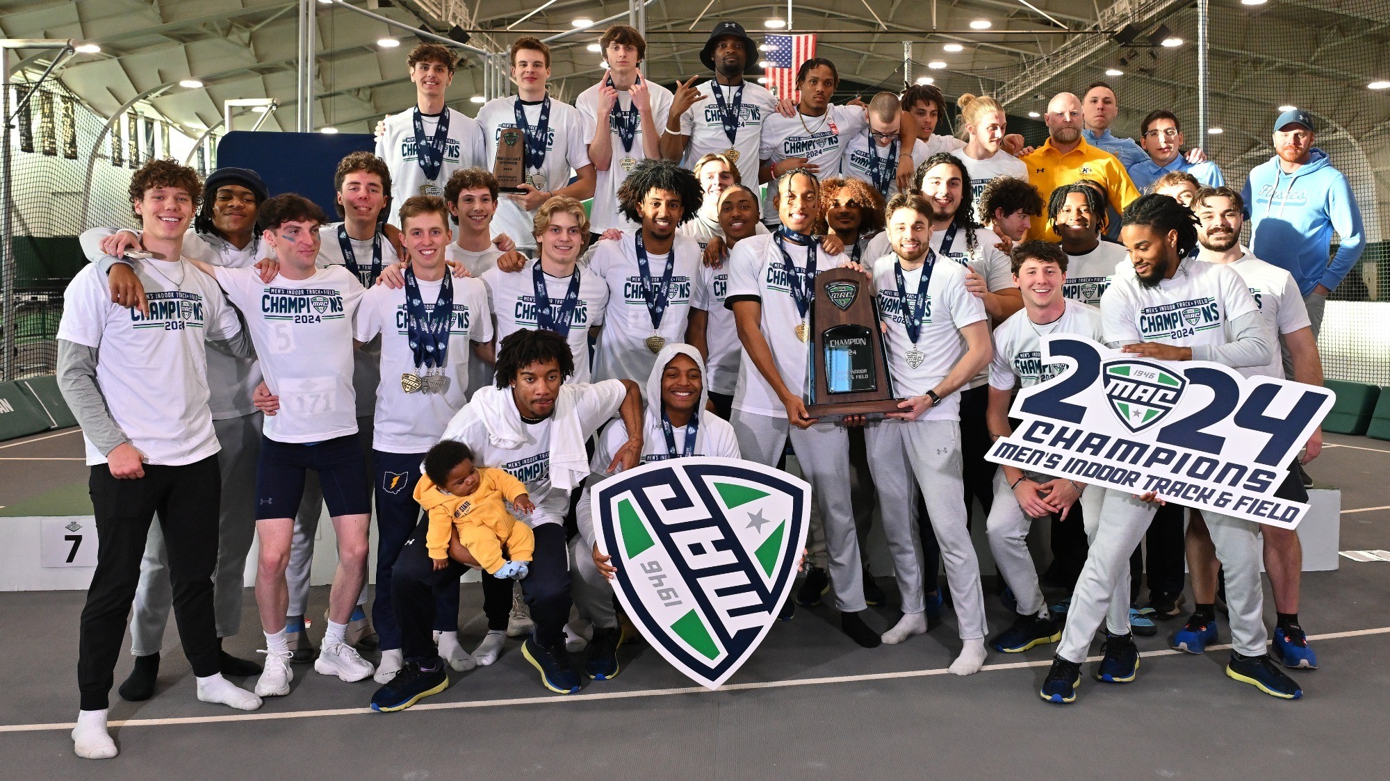 Kent State Wins 2024 MAC Men’s Indoor Track & Field Championship