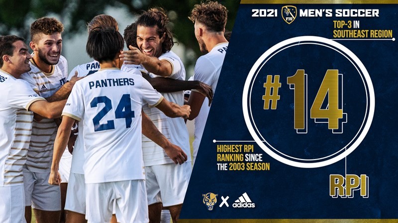 FIU Men's Soccer Ranked No. 14 in the RPI; Highest Since 2003