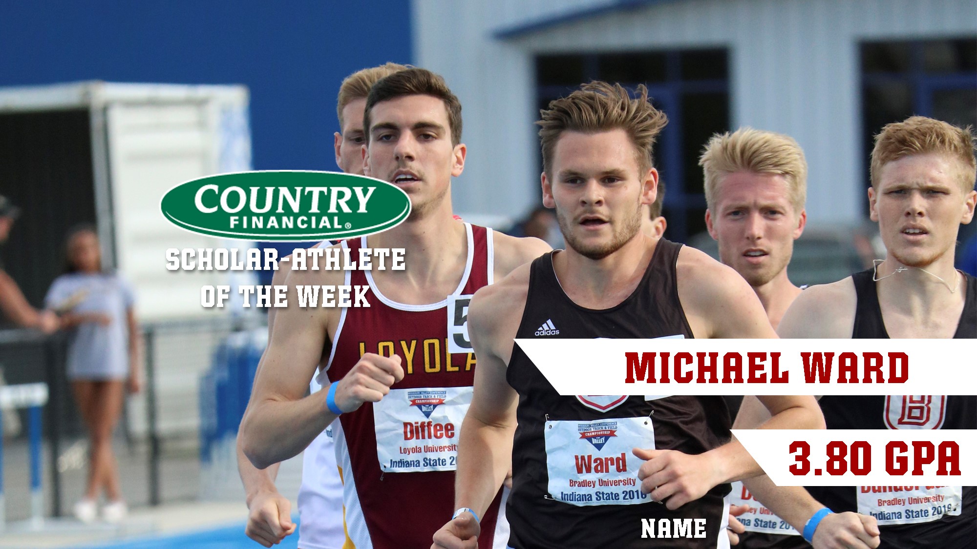 Michael Ward Named COUNTRY Financial Scholar-Athlete Of The Week